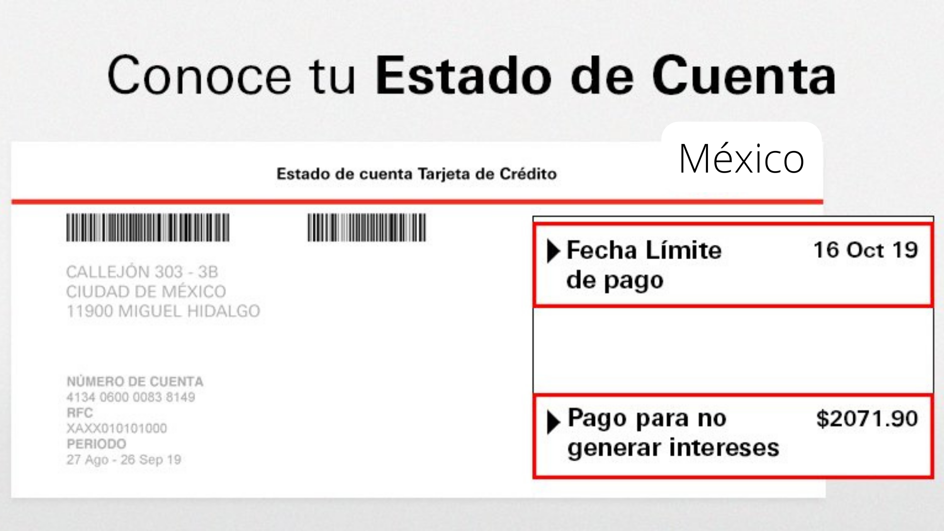 Cómo consultar y comprender el estado de cuentas de tu tarjeta de crédito en México - Préstamo ...